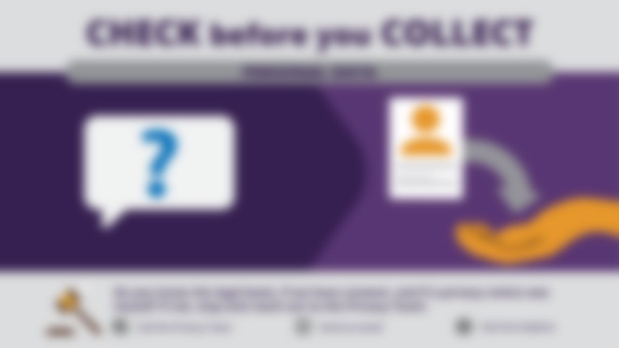 Check before you collect personal data - Broadcat