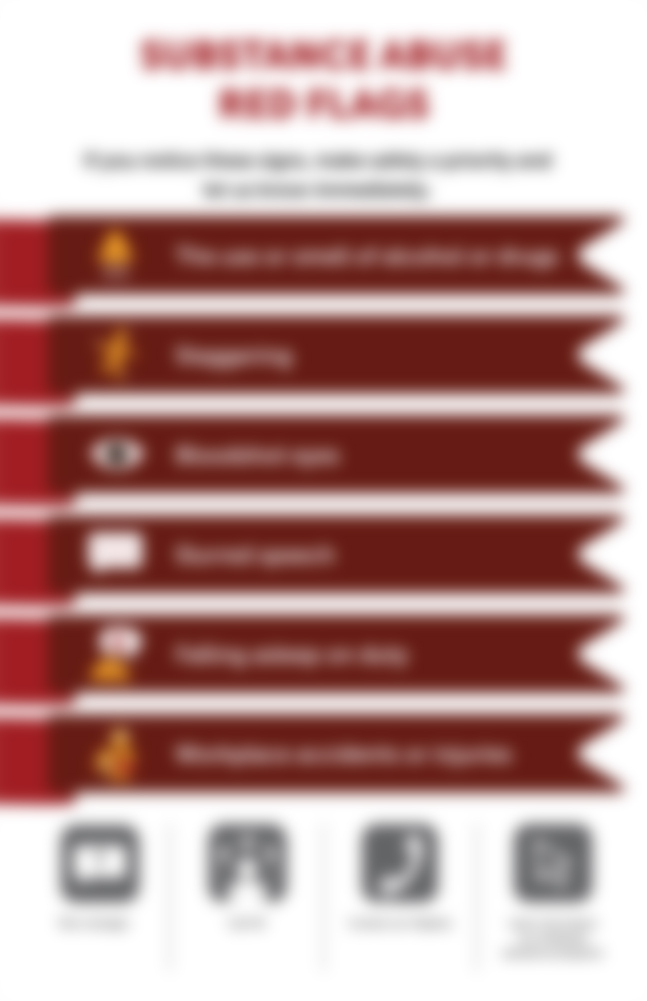 Substance abuse red flags - Broadcat